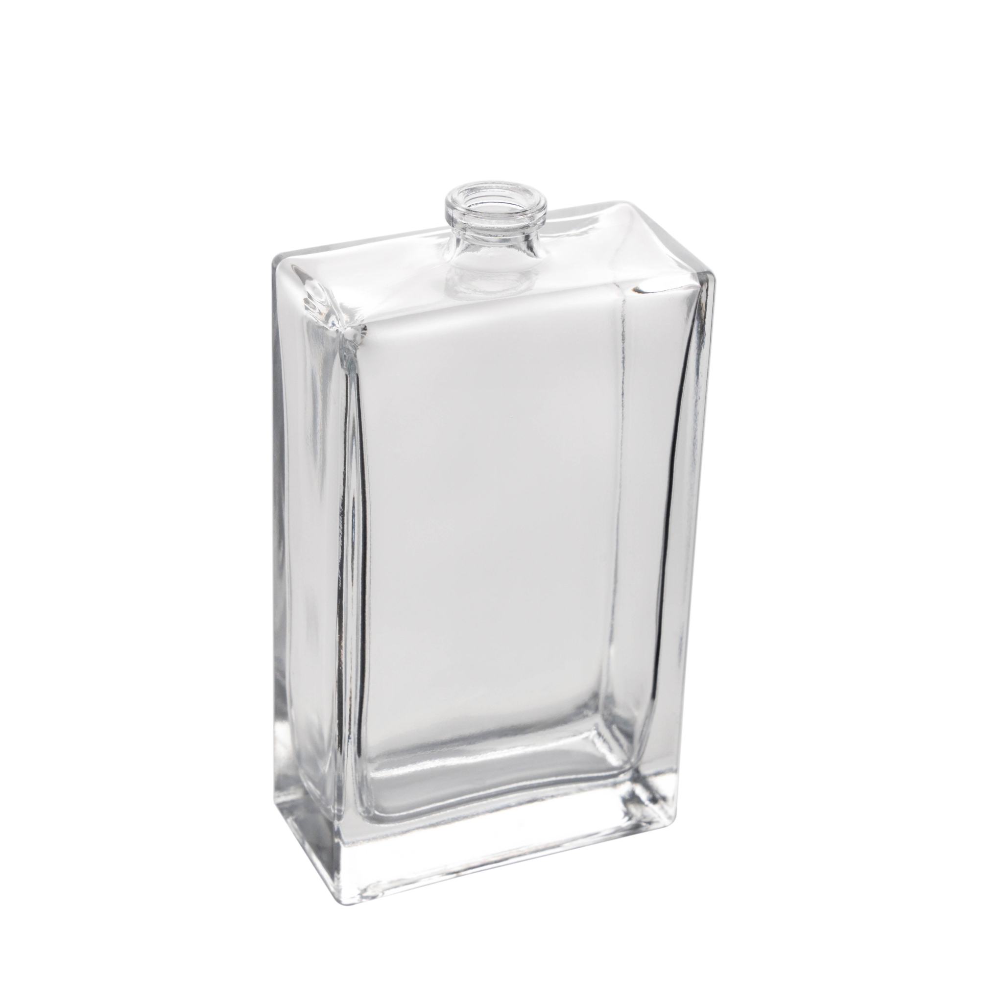 108ml Flat Square Clear Glass Perfume Bottles - Berlin Packaging APAC